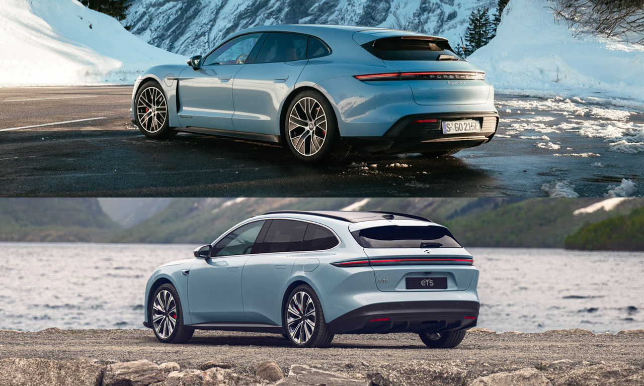 Nio ET5 Touring mit Taycan-Heck, wenig Kofferraum für einen Kombi @ AUTOmativ.de - Das Auto Magazin